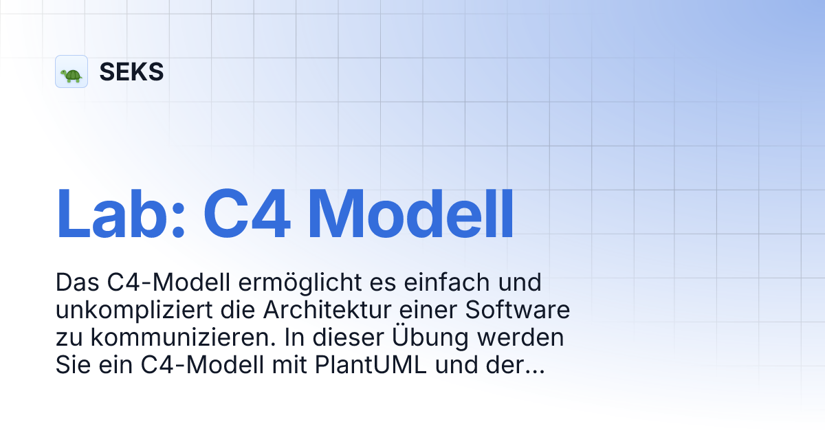 Lab: C4 Modell | SEKS